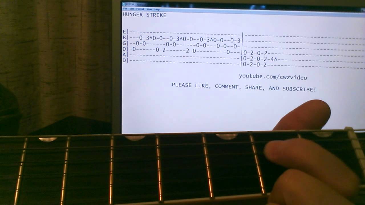 Temple Of The Dog Hunger Strike Guitar Chords and Tab Lesson - YouTube
