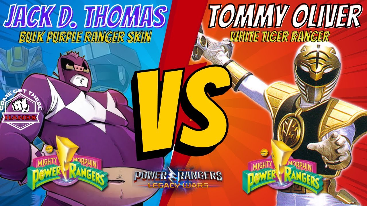 Power Rangers Legacy Wars Jack D Thomas Vs Tommy Oliver White Ranger ...