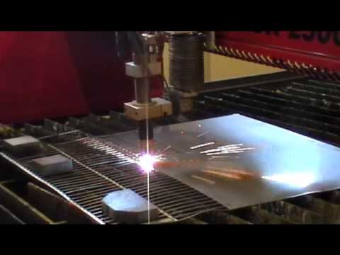 CNC Plasma Cutting by Pierce Control - YouTube