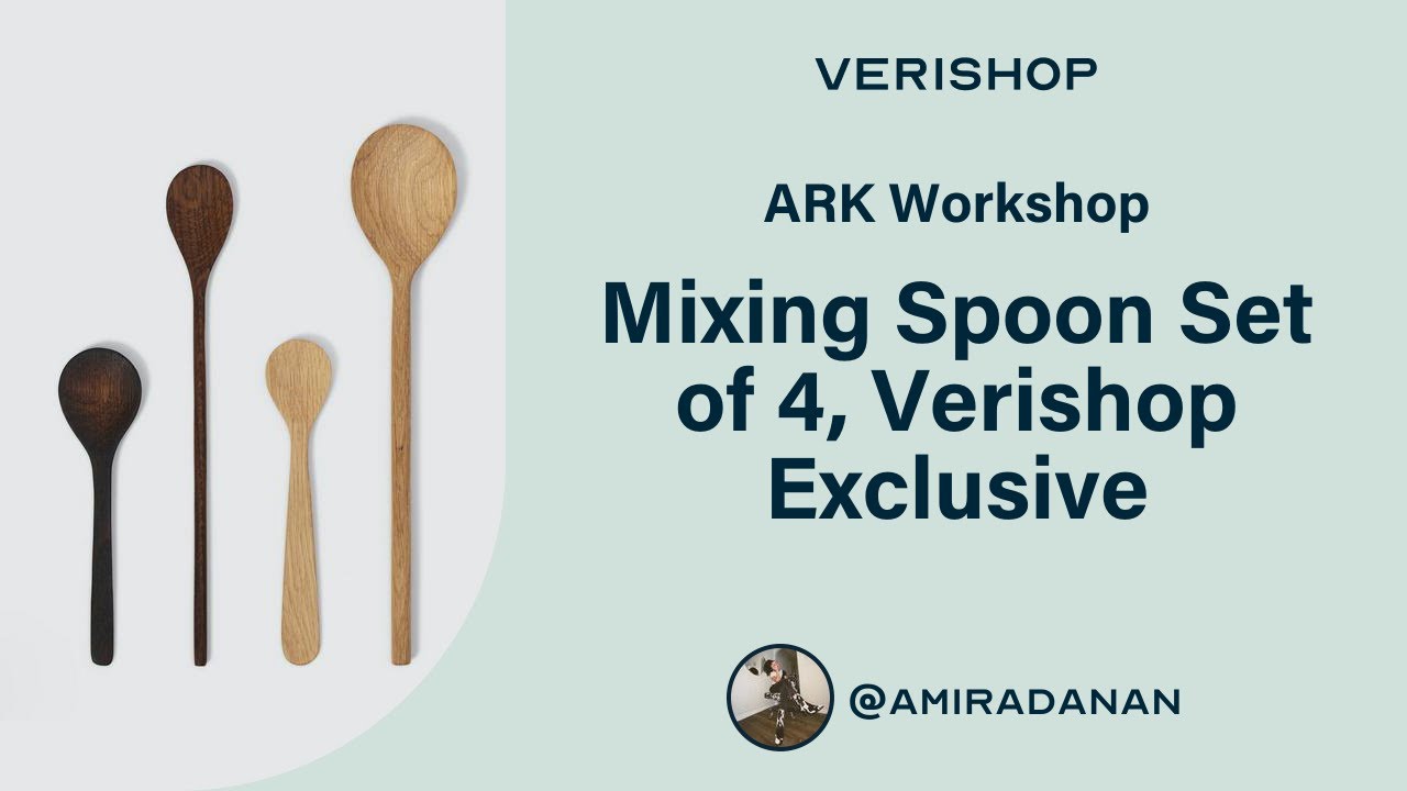 ARK Workshop Mixing Spoon Set of 4, Verishop Exclusive Review - YouTube