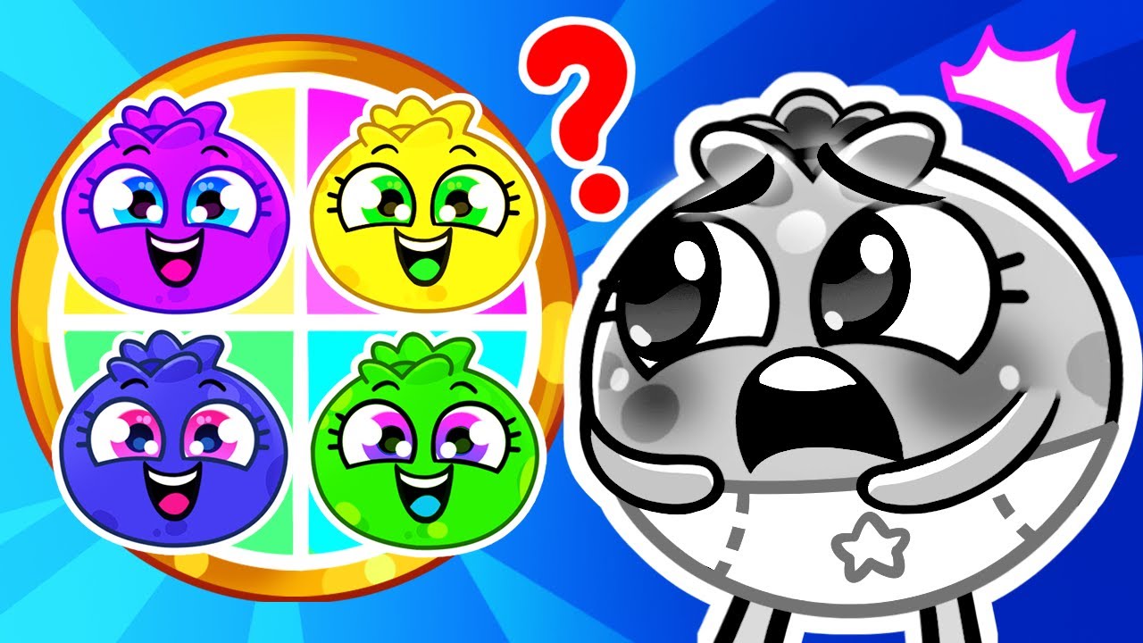 Funny Drawing Pencil Song ️ I Lost My Color Song😱 Funny Kids Songs by ...