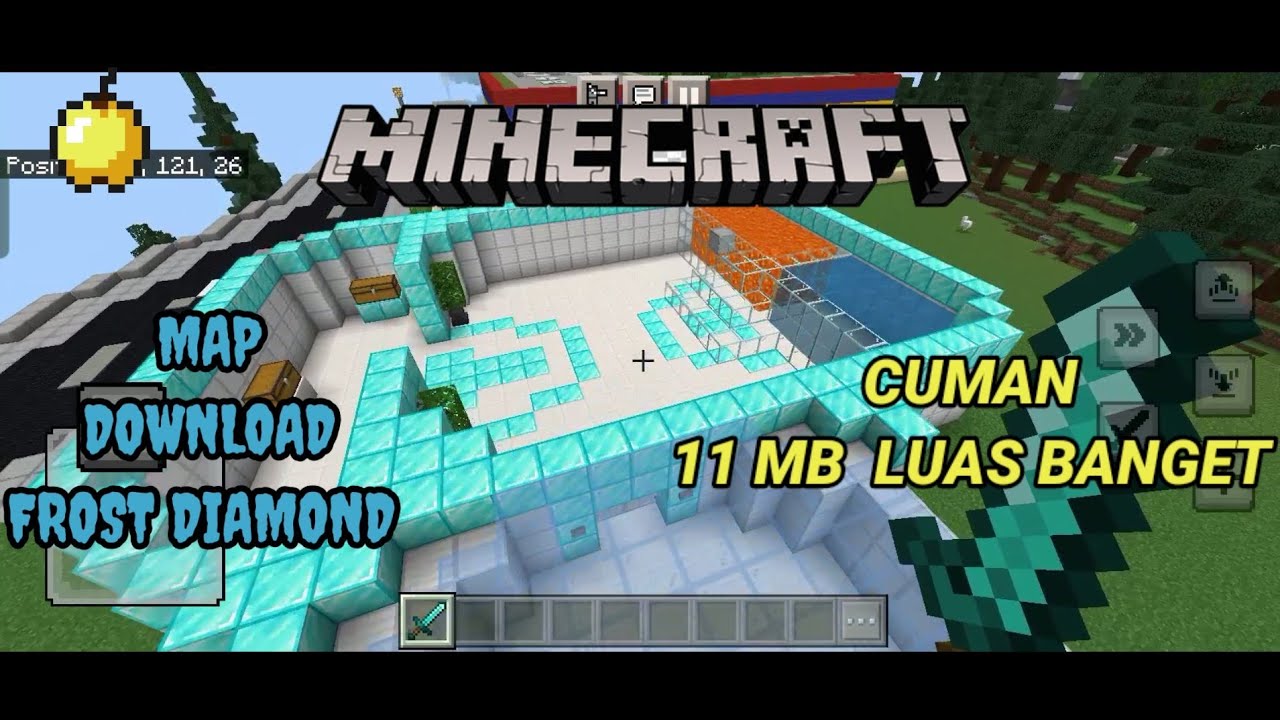 Download Map Frost diamond mcpe cuman 11mb no pw!! - YouTube