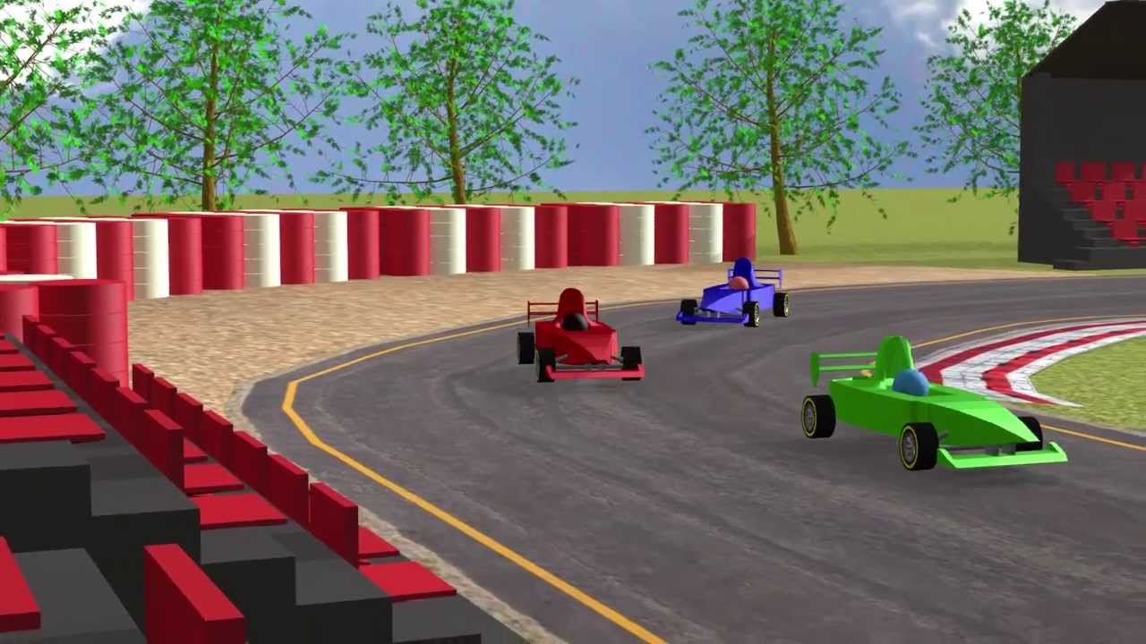 Animation Race in 3ds Max - YouTube