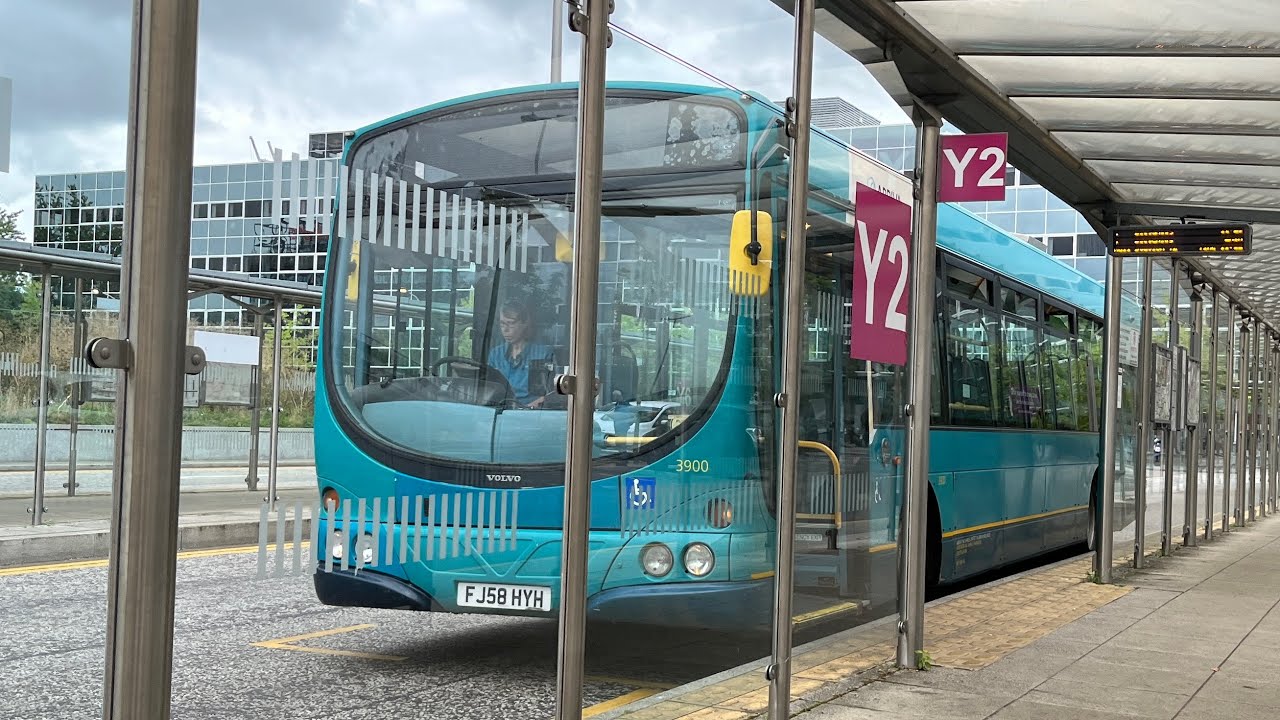 Arriva Beds & Bucks 3900 FJ58 HYH Wright Eclipse Urban 2 Volvo B7RLE ...