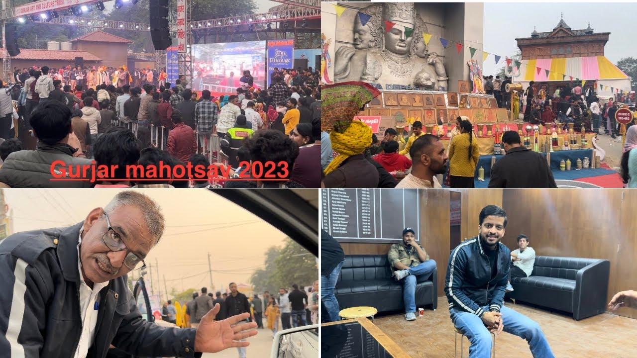 The Biggest mahotsav in india || गुर्जर mahotsav2023 ||police|| DUSU ...