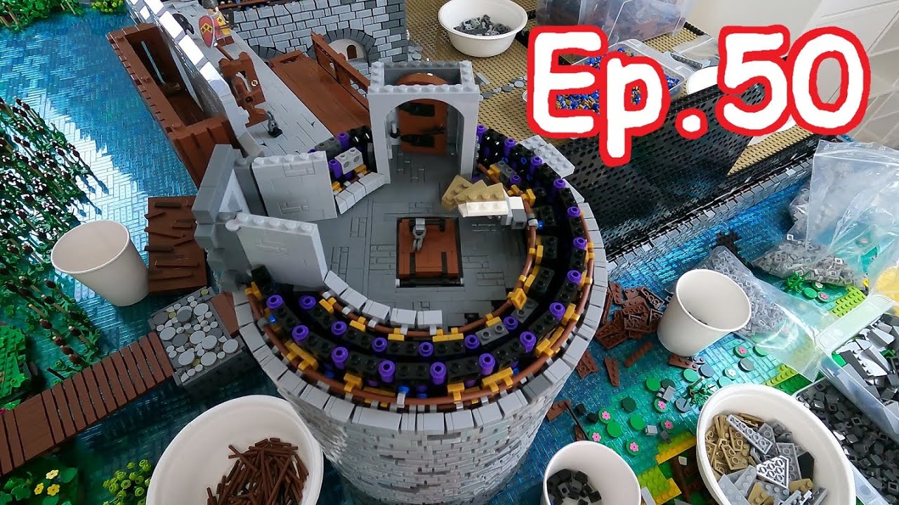 How I build a LEGO castle MOC from scratch: Episode 50 - Bergfried V ...