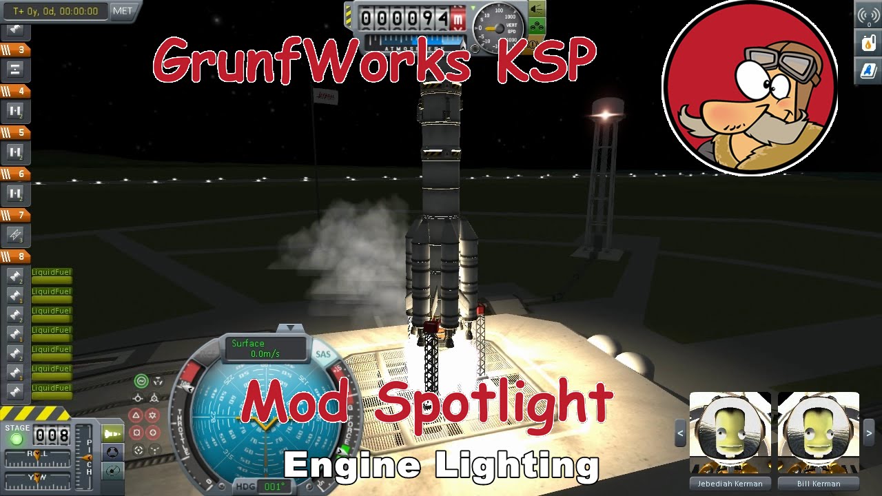 KSP Mod Spotlight - Engine Lighting - YouTube