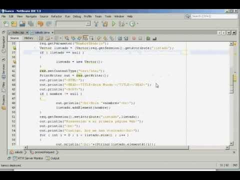 Tutorial Sessions in Java servlets with Netbeans - YouTube