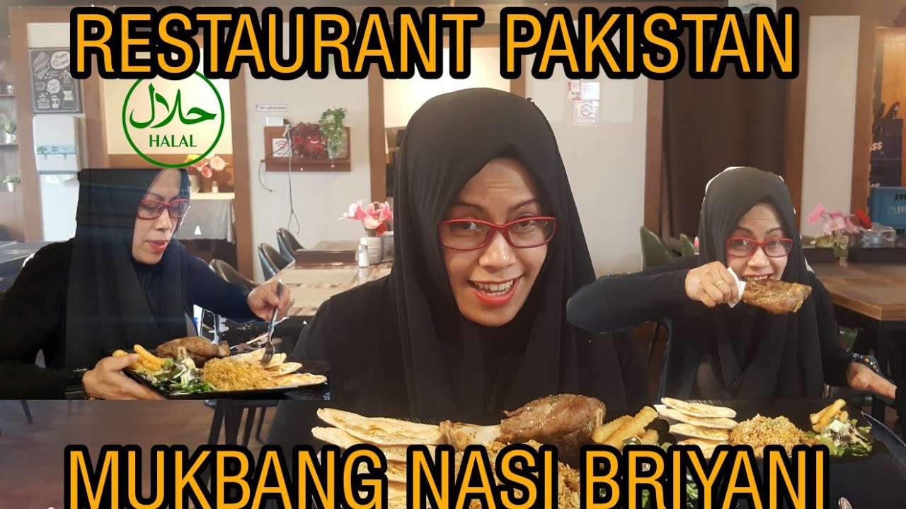 MUKBANG NASI BRIYANI RESTOURANT PAKISTAN - YouTube