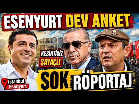 🔵 İSTANBUL ESENYURT KESİNTİSİZ SAYAÇLI DEV SEÇİM ANKETİ | SELAHATTİN DEMİRTAŞ | Sokak Röportajı 