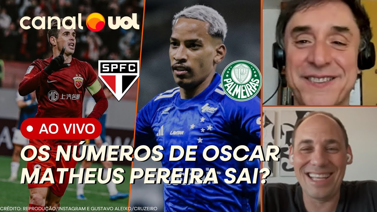 🔴 PALMEIRAS AINDA TENTA MATHEUS PEREIRA, DO CRUZEIRO; OS NÚMEROS DE ...