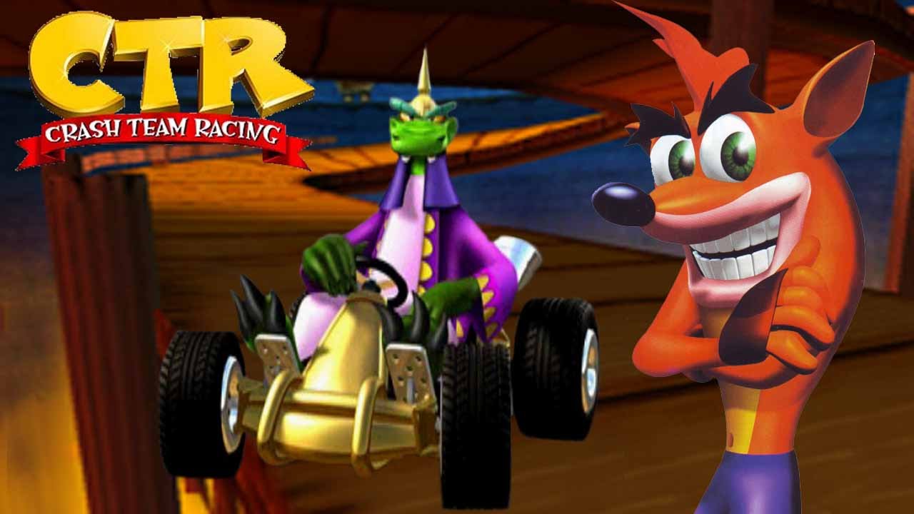 Crash Team Racing - Dragon Mines | Komodo Joe's Challenge - YouTube