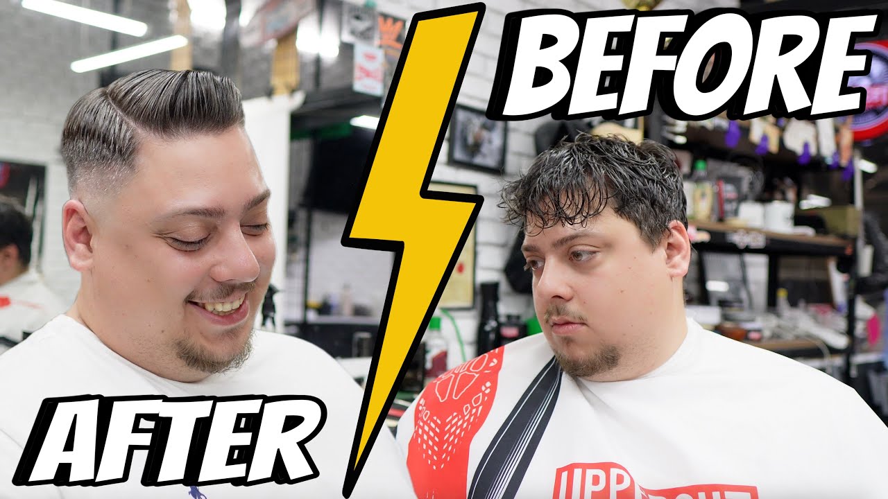 💈Raw Barber Session: Live Side Part Cut & Style (Unedited 10-Min ...