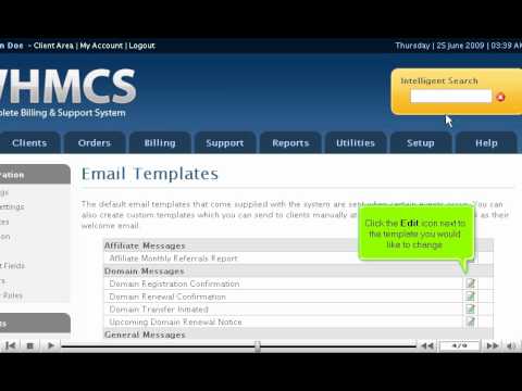 How to customize the e-mail templates used by WHMCS - WHMCS Tutorials ...