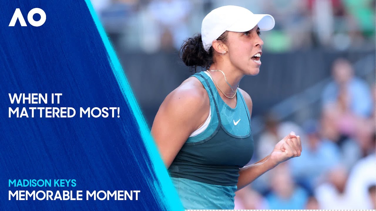 Sensational play from Madison Keys! | Australian Open 2025 - YouTube