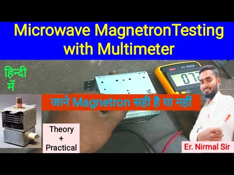 How to Check Magnetron | How to Test Magnetron/microwave magnetron ...