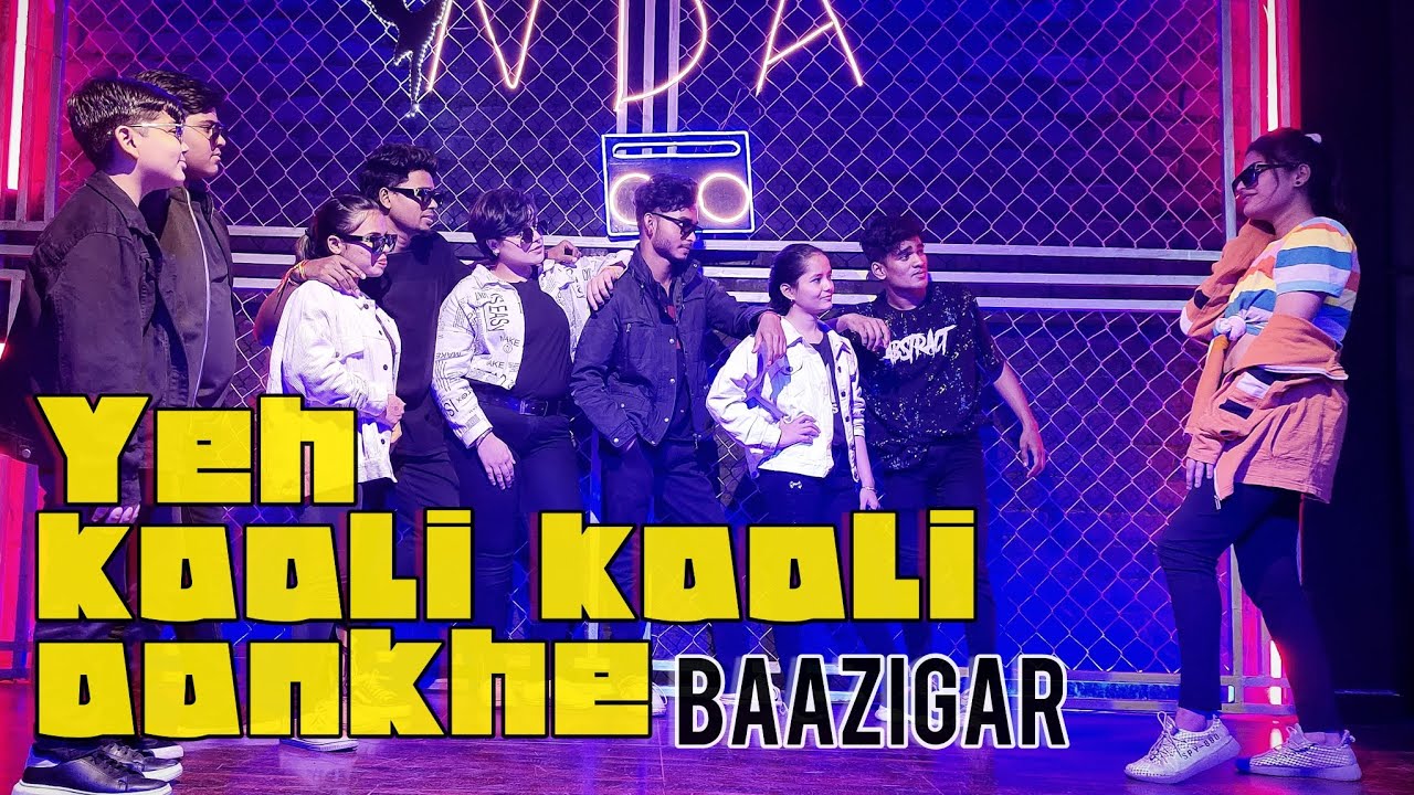 YEH KALI KALI AANKHE | National Dance Academy | Baazigar | Shahrukh ...