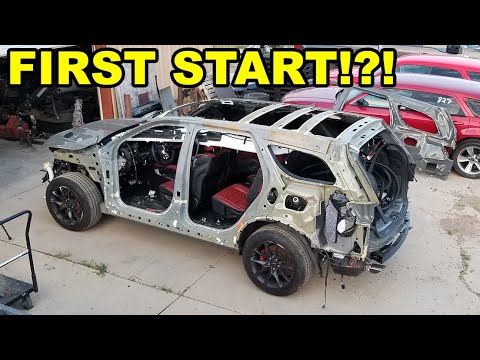 Rebuilding a Wrecked 2021 Dodge Durango SRT Hellcat Pt4 - YouTube