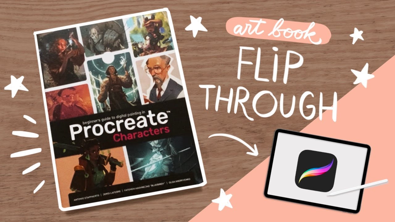 Procreate Characters Art Book Flip Through - YouTube
