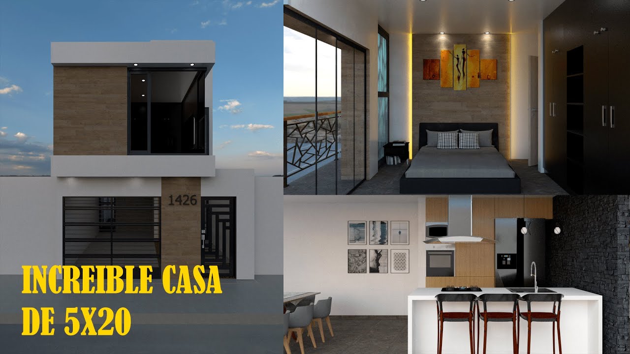 LA MEJOR CASA DE 5X20 METROS, INCREÍBLE!!! - YouTube