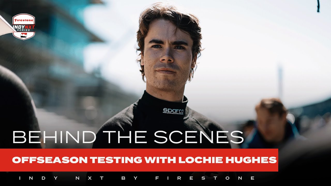 Behind the scenes | Lochie Hughes takes on first test with Andretti ...