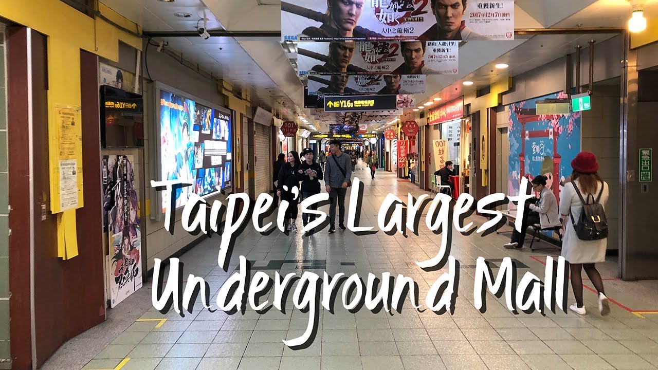 Taipei Biggest Underground Shopping Street | 台北最大的地下商业街 - YouTube