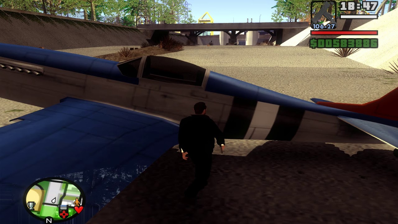 Gta SA - Bullet Drops mod - YouTube