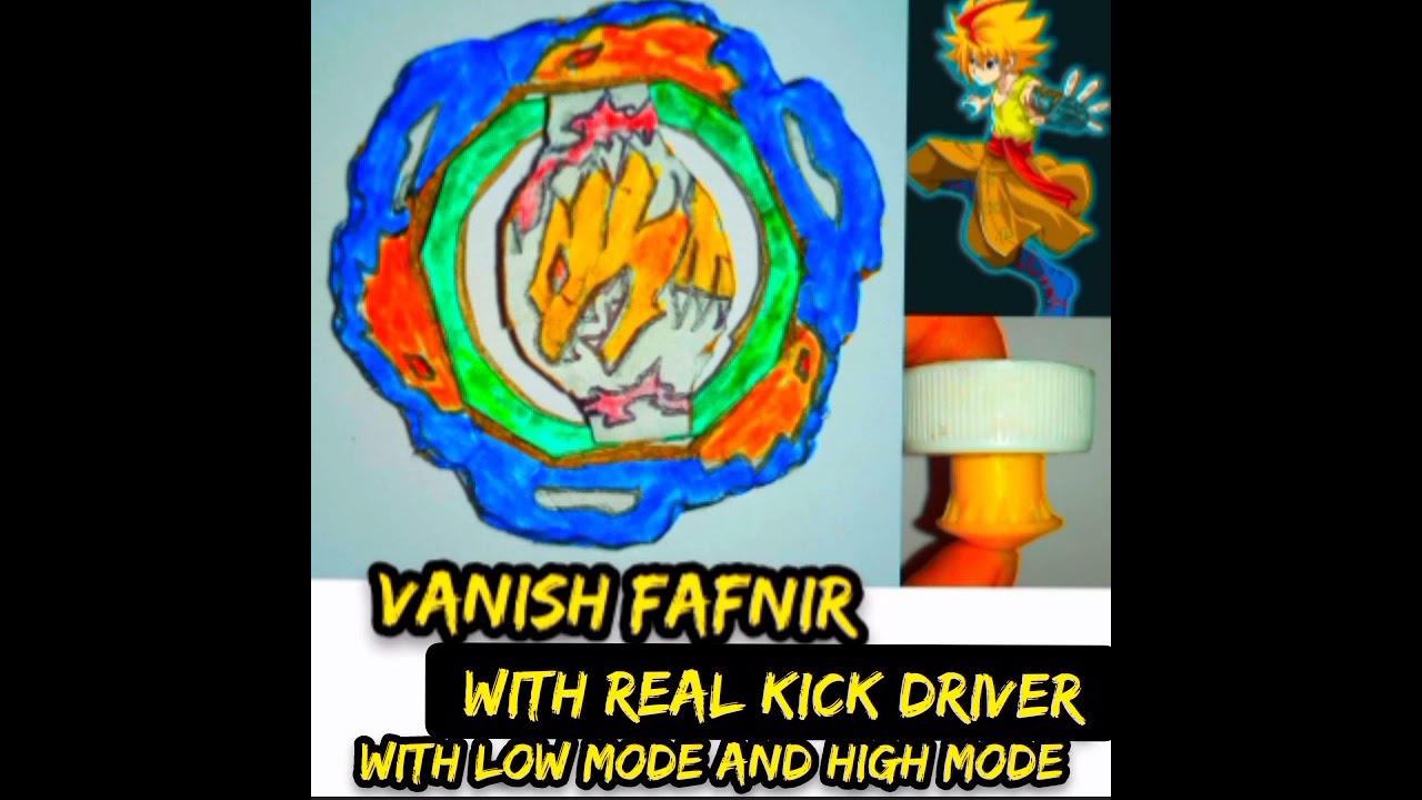 HOW TO MAKE VANISH FAFNIR BEYBLADE - YouTube