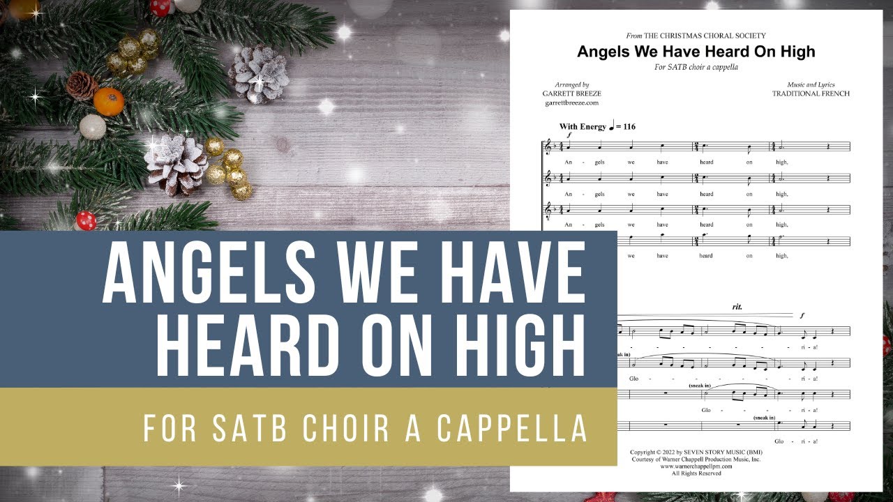Angels We Have Heard On High Sheet Music Satb