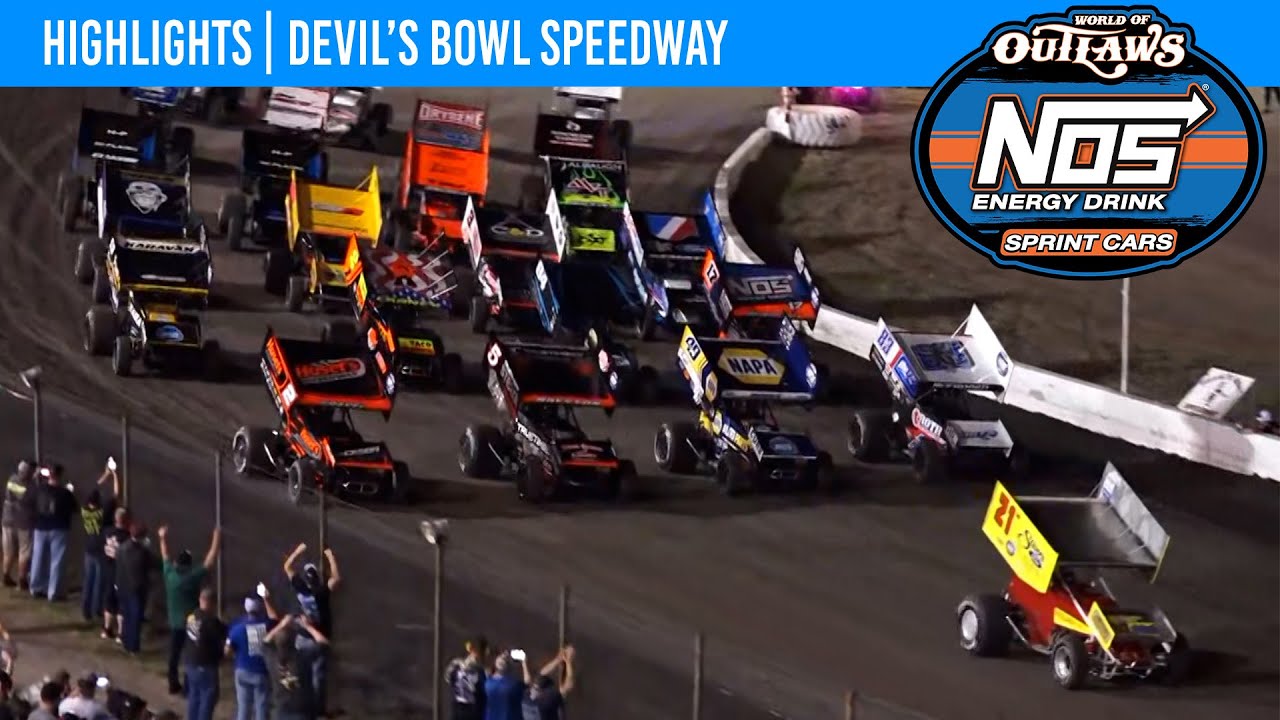 World of Outlaws NOS Energy Drink Sprint Cars | Devil’s Bowl Speedway | Oct. 21, 2023 ...