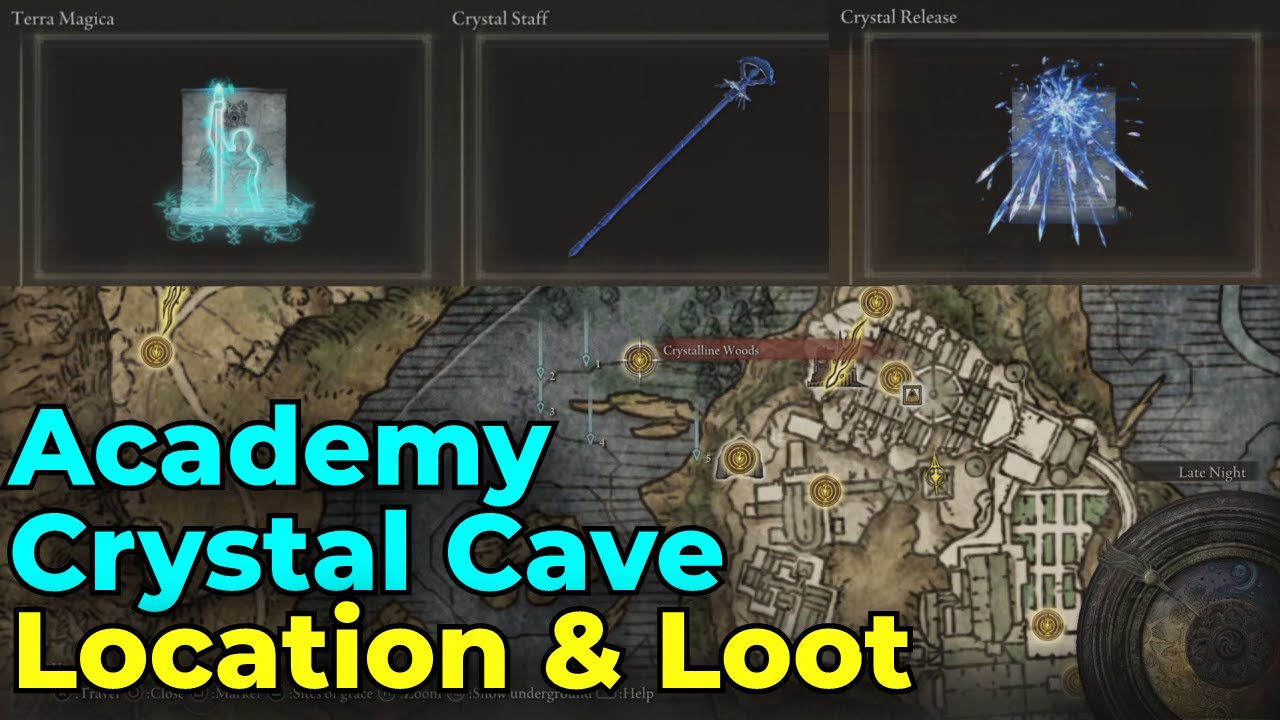 Terra Magica, Crystal Staff & Crystal Release Locations in Academy ...