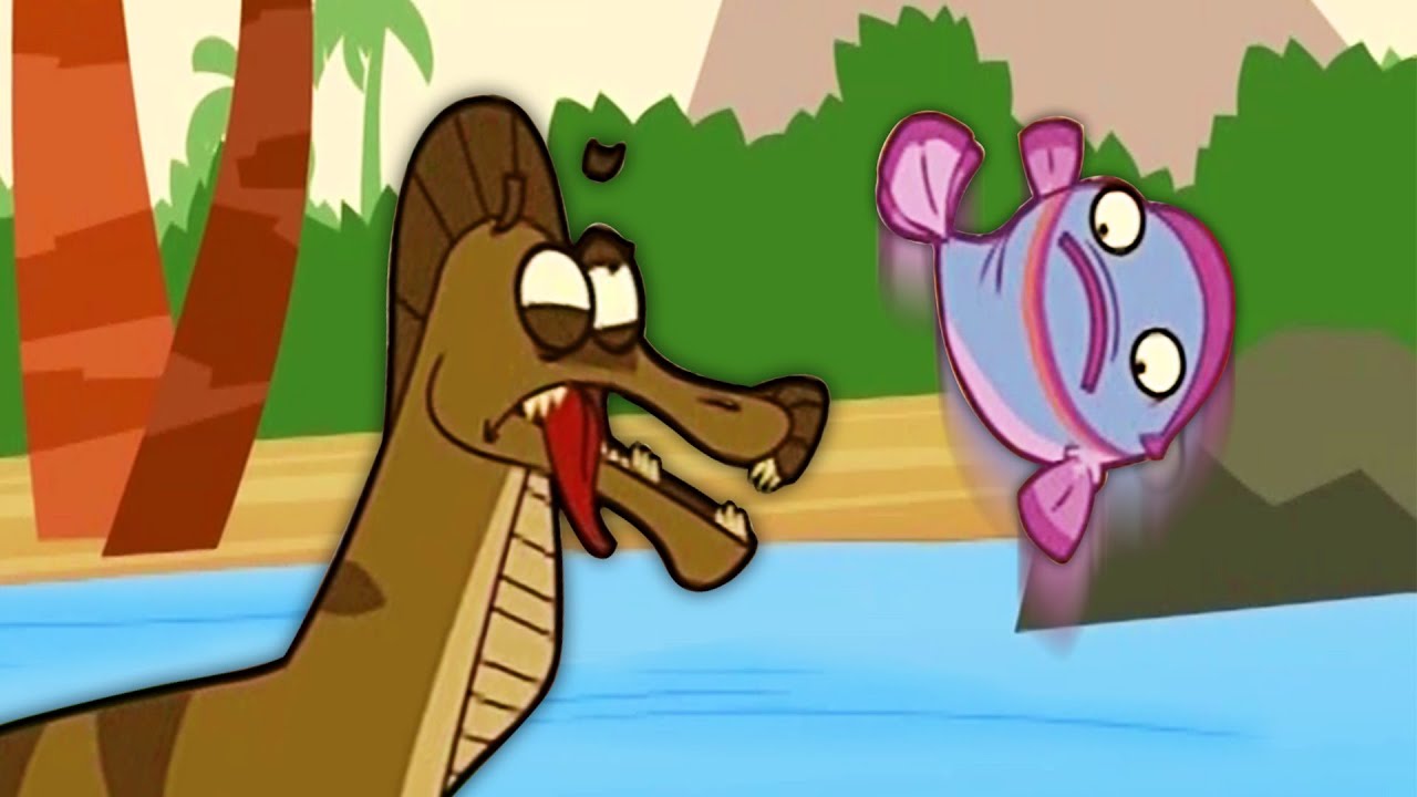Fishing Tricks | Dinosaur Cartoons Compilations for Kids | Learn ...