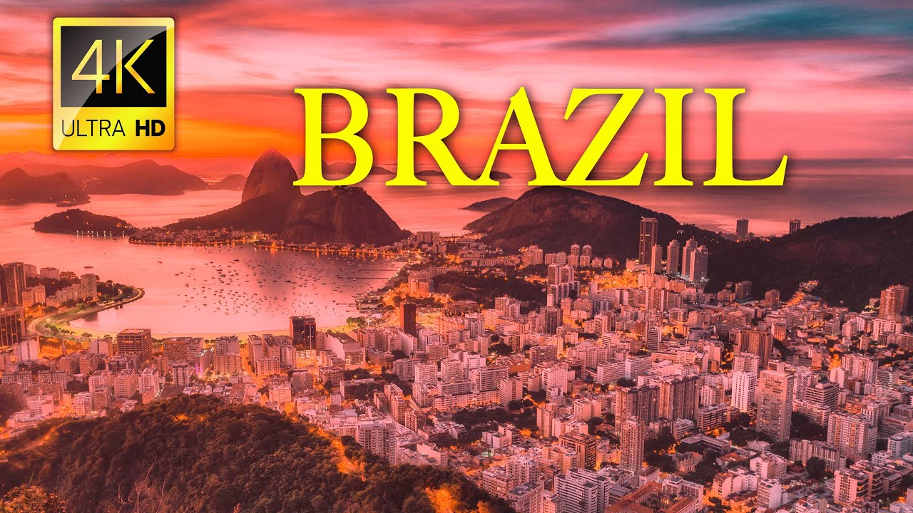 Brazil - 4K UHD Drone Video | Beautiful Places in Brazil in 4K Drone ...
