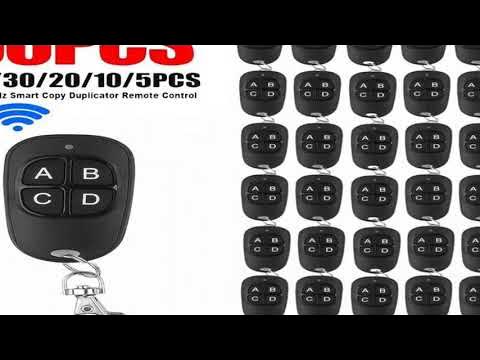 433 Mhz RF Copy Remote Control Key 433.92mhz 4CH Transmitter Duplicated Cloning Code Car K - YouTube