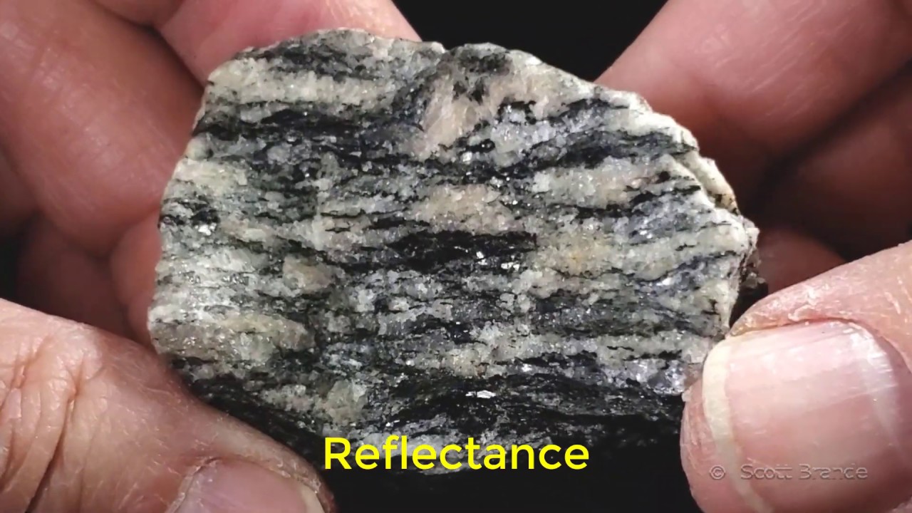 Identification Metamorphic Rock A03 Reflectance - YouTube