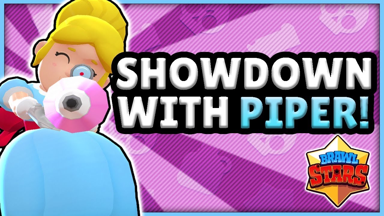 BRAWL STARS! - PIPER SHOWDOWN GAMEPLAY! - HOW TO PLAY PIPER ON SHOWDOWN ...