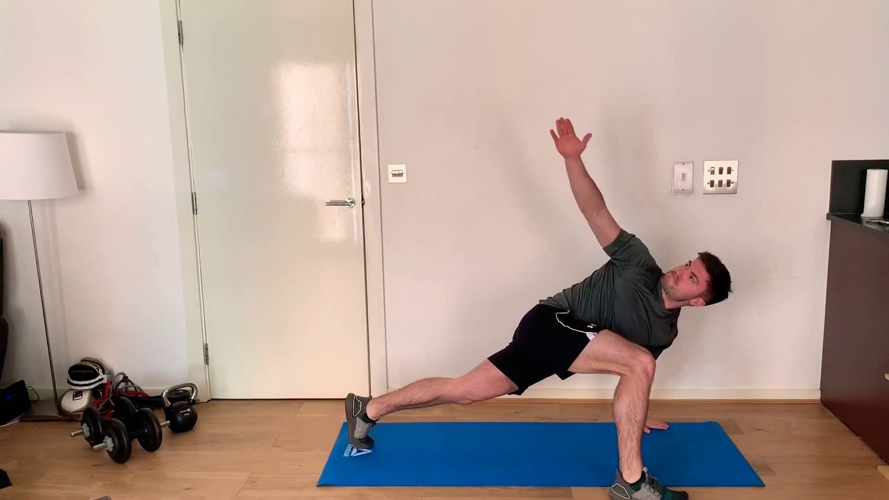 Full Plank thoracic Rotation - YouTube