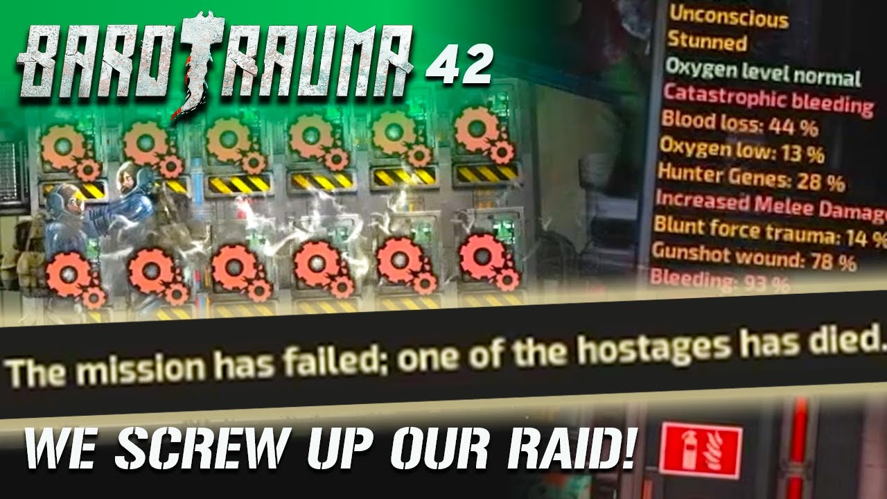Station Raid Gone Wrong, Part 5023942 | Barotrauma 42 - YouTube