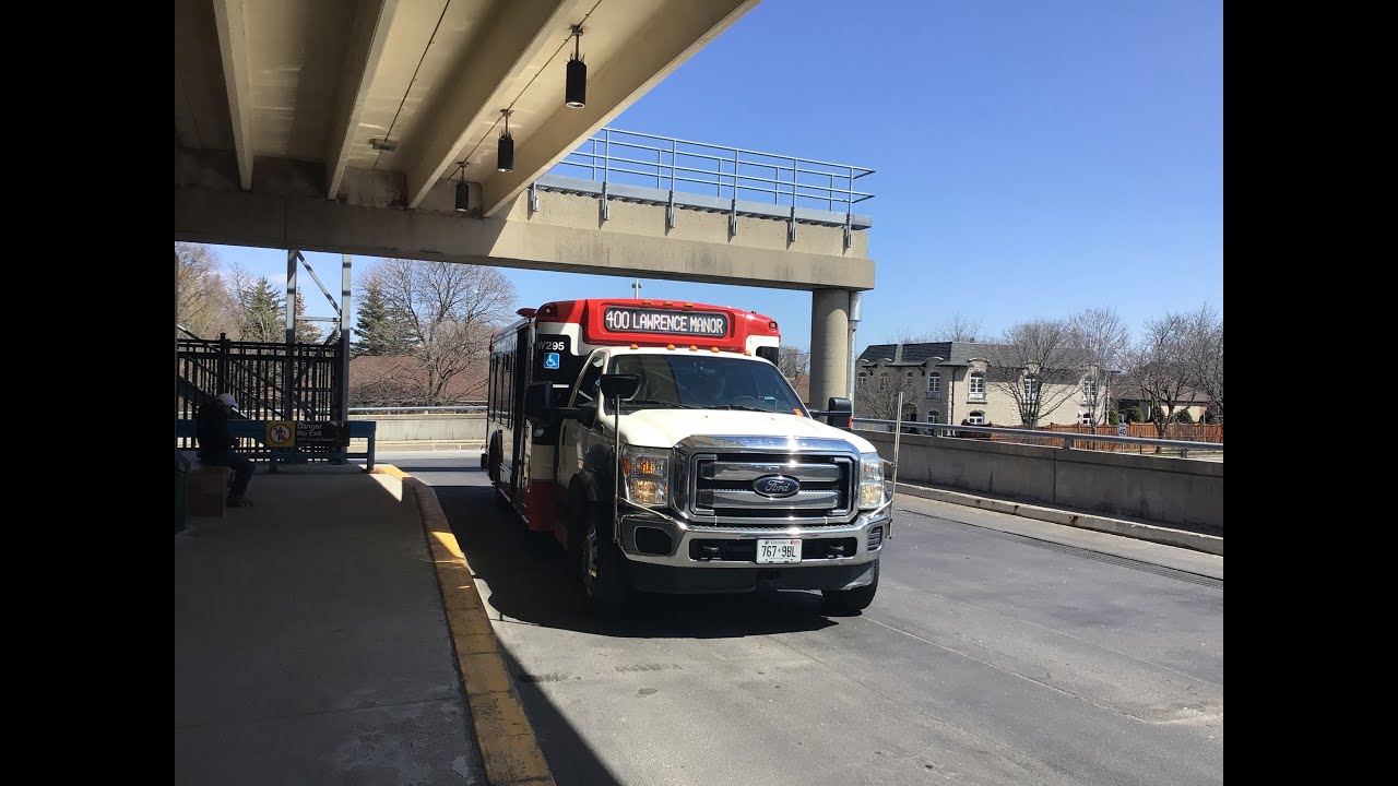 TTC Wheel-Trans ride video on W295 on route 400 Lawrence Manor ...