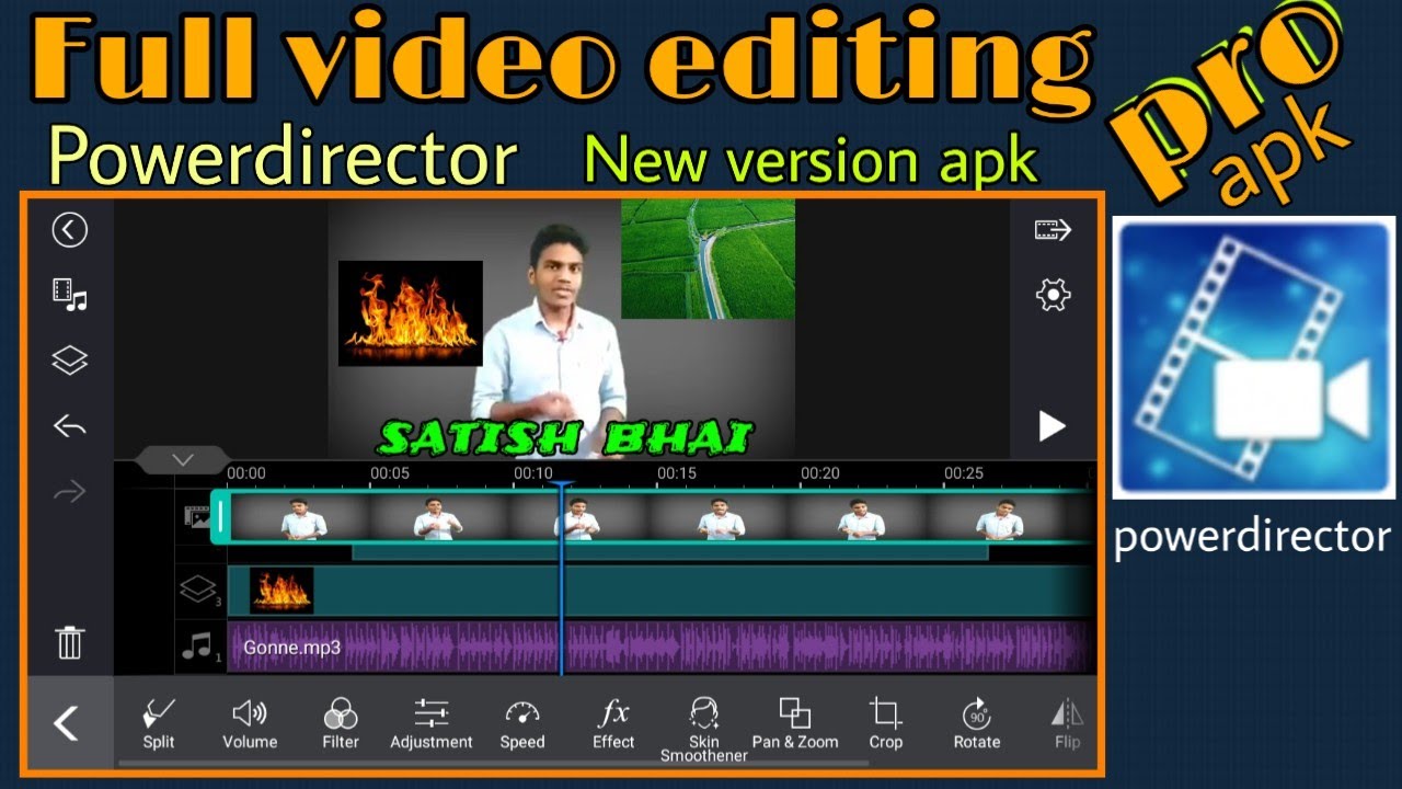 How to edit video in powerdirector/powerdirector full video editing ...