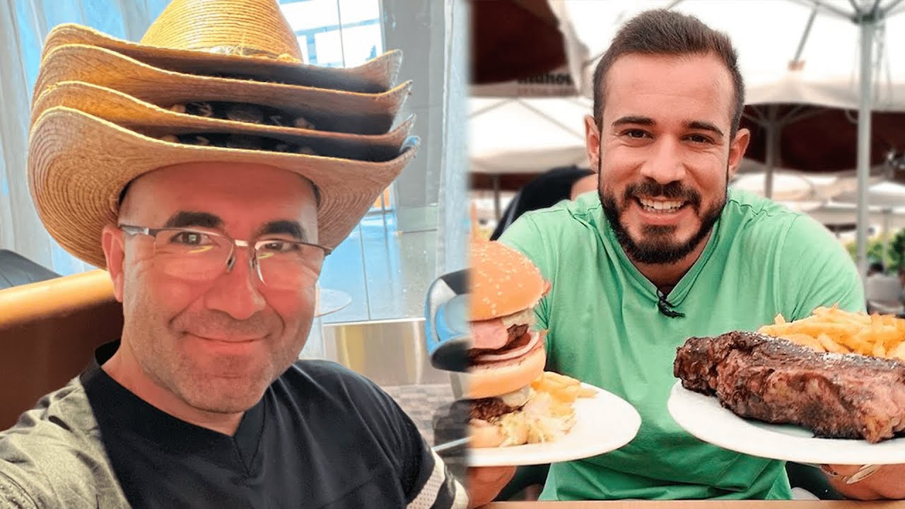 SEZAR BLUE y CENANDO CON PABLO | ¿Comeríamos carne humana? - YouTube