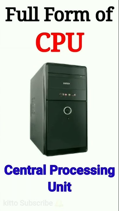 सीपीयू का फुल फाॅर्म 🗯 full form of cpu 🤗 cpu ka full form 🥰 #shorts # ...