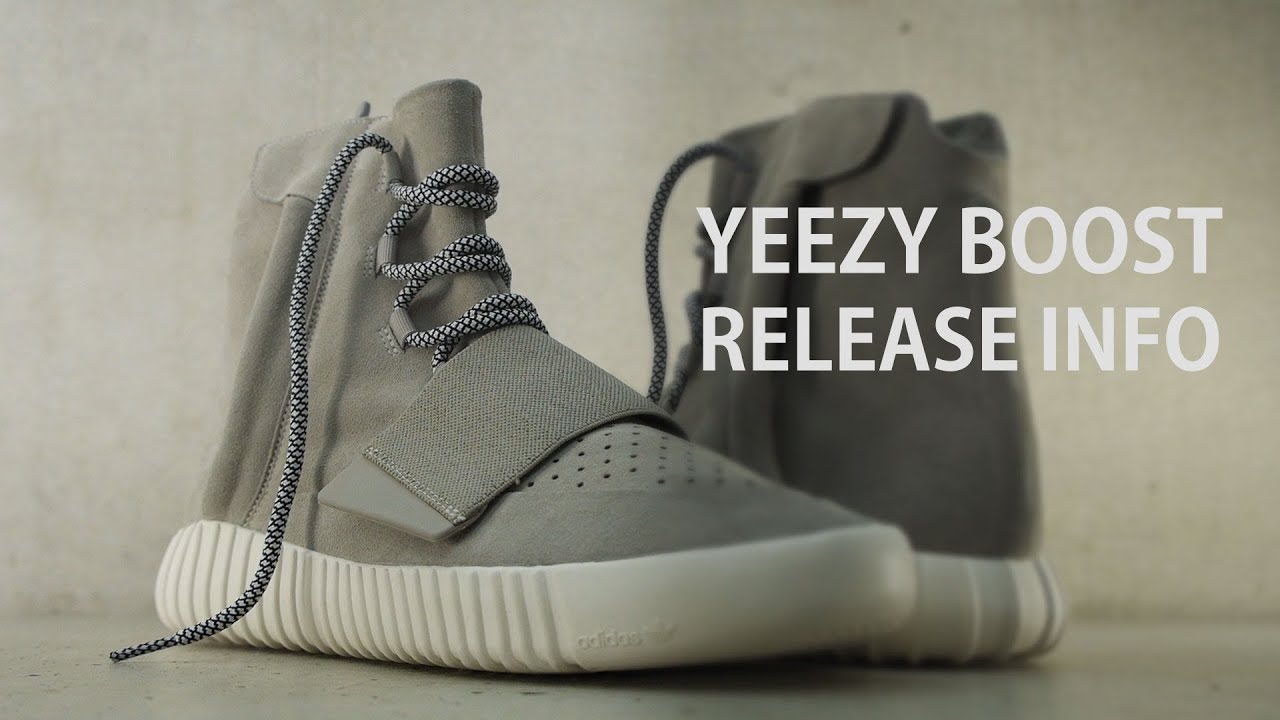 Adidas YEEZY BOOST Release Infos & Video Unboxing - YouTube