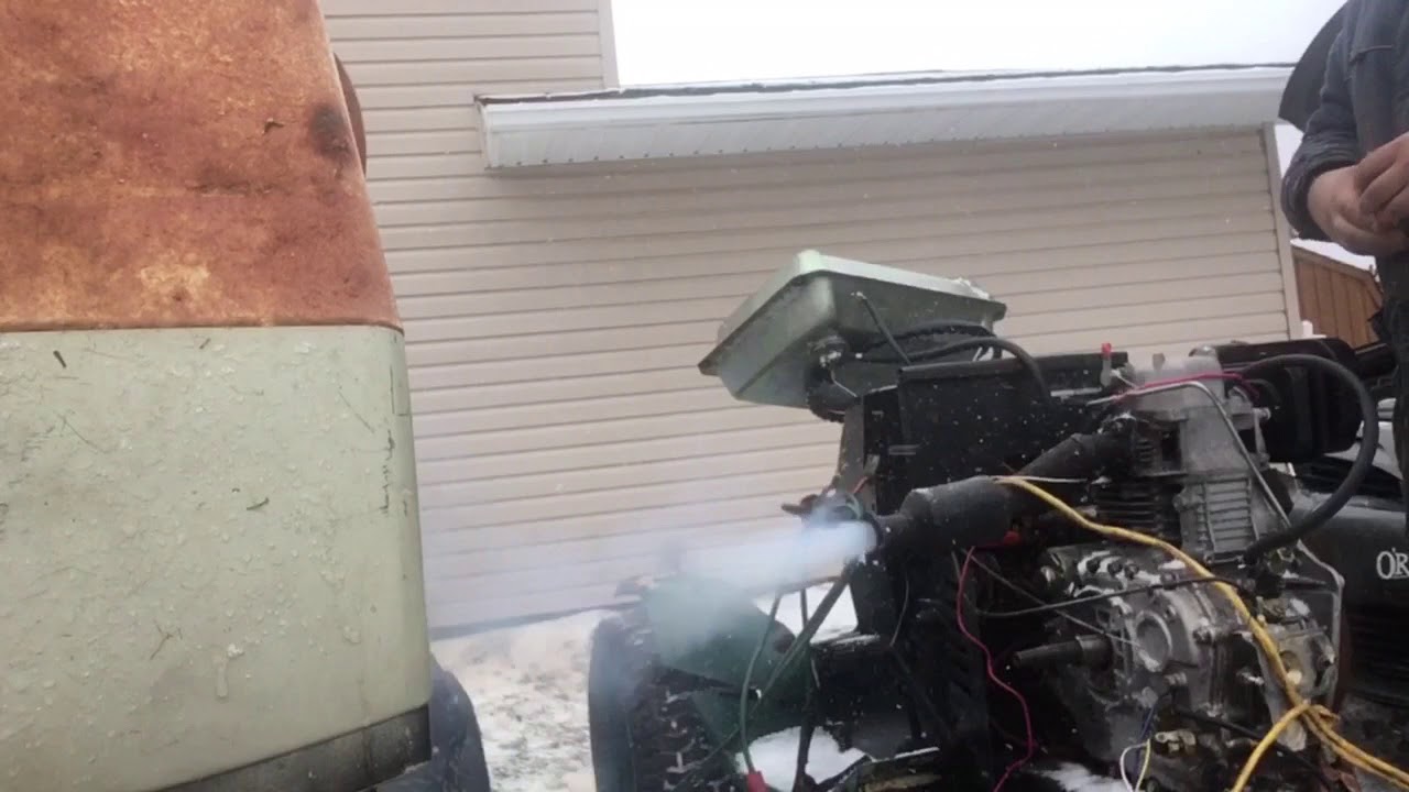 -15 single cylinder diesel clone cold start - YouTube