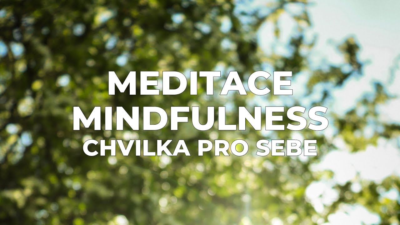 Meditace mindfulness (všímavosti) Chvilka pro sebe (Marek Vich) - YouTube