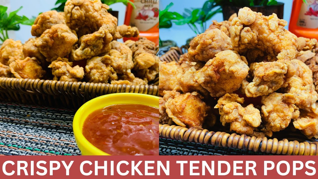 Crispy Chicken Tender Pops | Easy and Delicious | For Beginners| KHANA ...