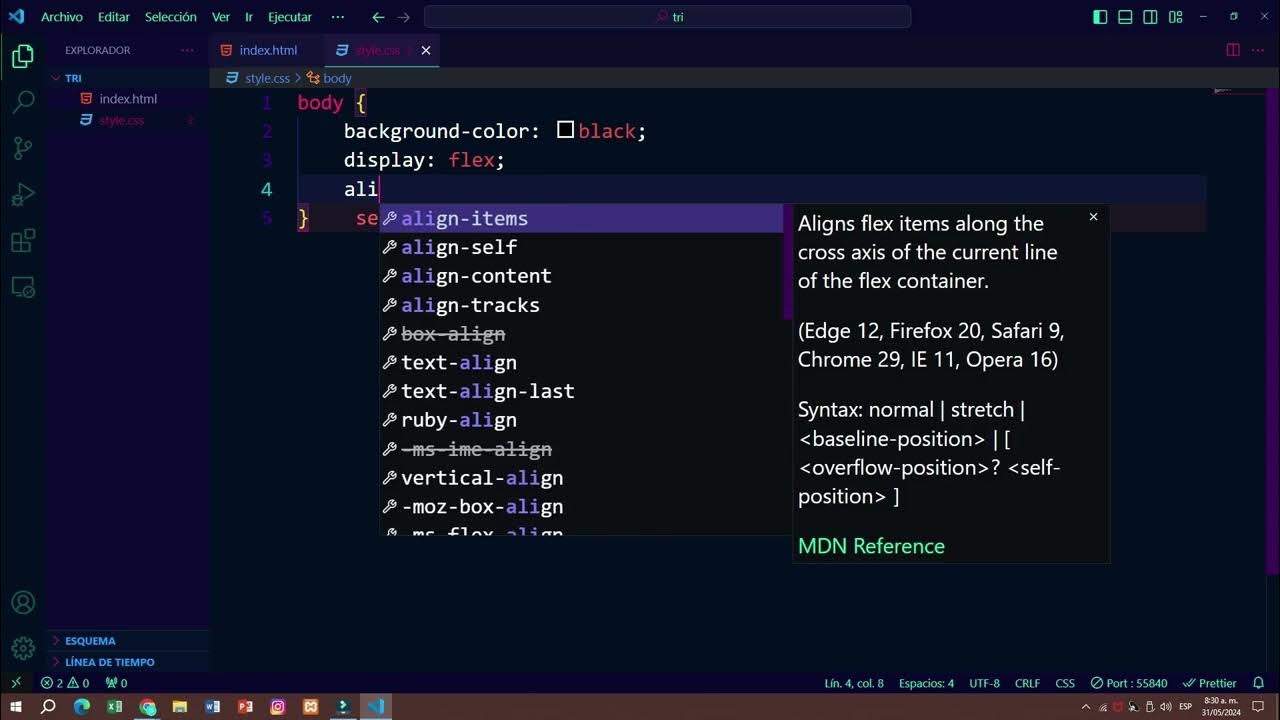 EFECTO CON HTML Y CSS - YouTube