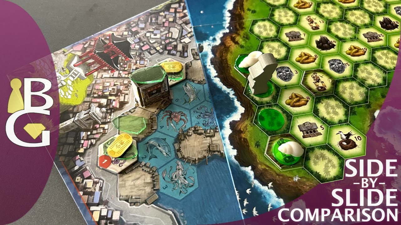 Orongo AKA Nyakuza — Side-by-Slide Board Game Comparison 👥 - YouTube