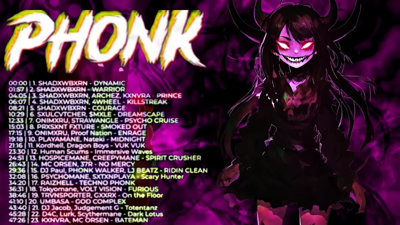 PHONK MUSIC LOVERS Rejoice! 25 BASS HEAVY TRACKS TO ROCK YOUR MOOD! 👿 ...