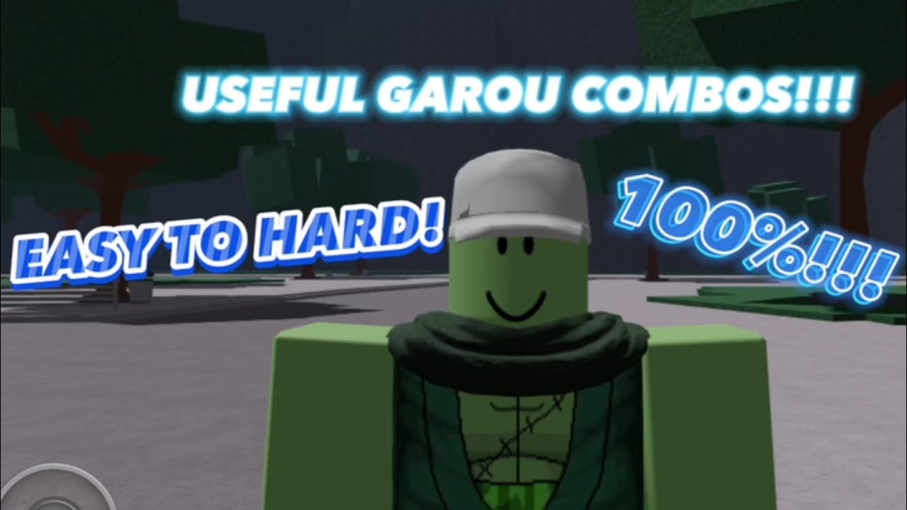 EASY to HARD GOOD GAROU COMBOS!!! #robloxthestrongestbattlegrounds ...